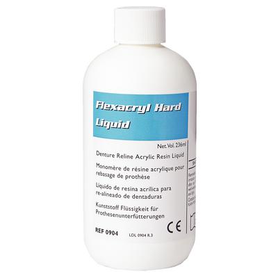 Flexacryl Hard - Denture Reline Acrylic Resin, Liquid Refill, 8-oz Bot ...